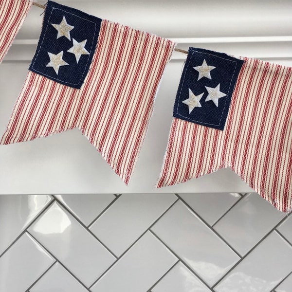 4th of July Bunting - Etsy