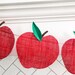 Back-to-school Burlap Apple Banner - Etsy