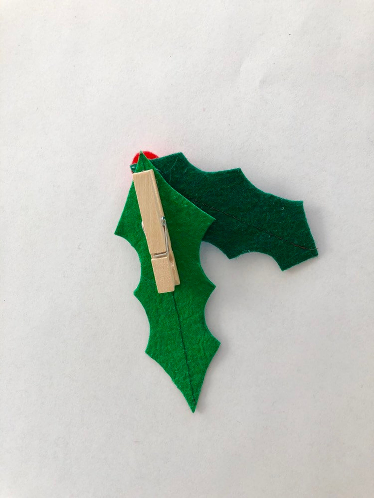 Christmas Holly Gift Toppers Set of 5 - Etsy