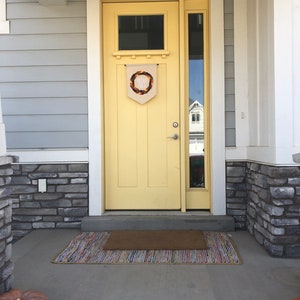 Hello Fall Felt Fall Leaves Canvas Banner and Door Hanger - Etsy