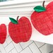 Back-to-school Burlap Apple Banner - Etsy