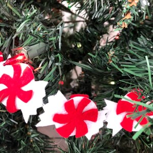 Peppermint Candy Garland - Etsy