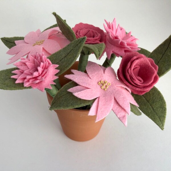 Flower Pot Felt - Etsy