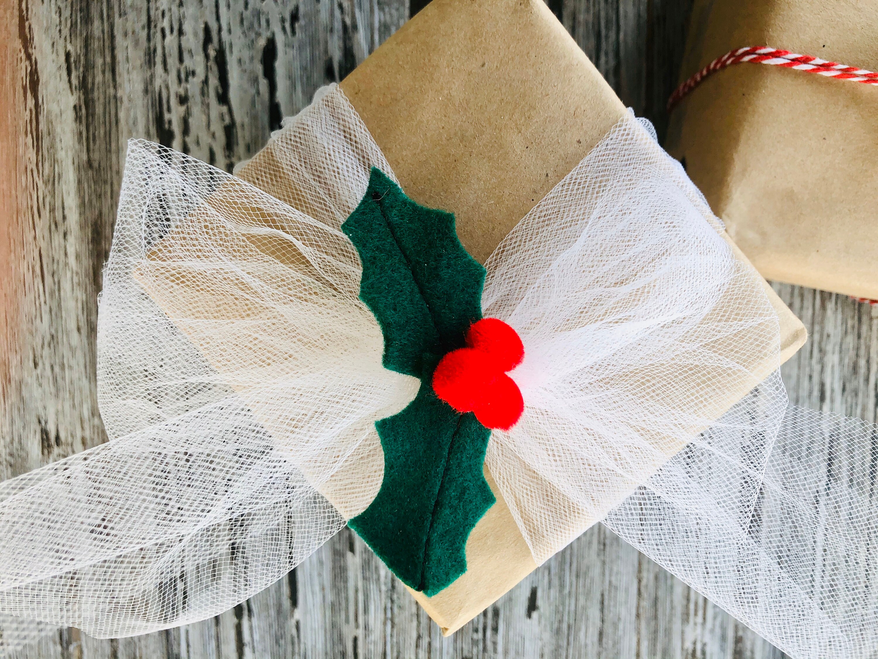 Christmas Holly Gift Toppers With Gift Tagsset of 6 - Etsy