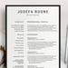 Modern Resume Template for Word 1 2 and 3 Page Resume | Etsy