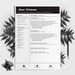 Modern Resume Template for Word, 1-3 Page Resume Cover Letter Reference ...