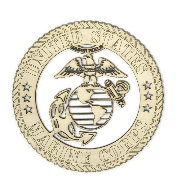 Wood Marine Corp Sign - Etsy