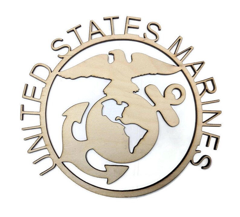 US Marines USMC Wall Art Laser Cut Sign Gift Idea Army - Etsy