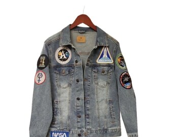 Nasa Denim Jacket - Etsy