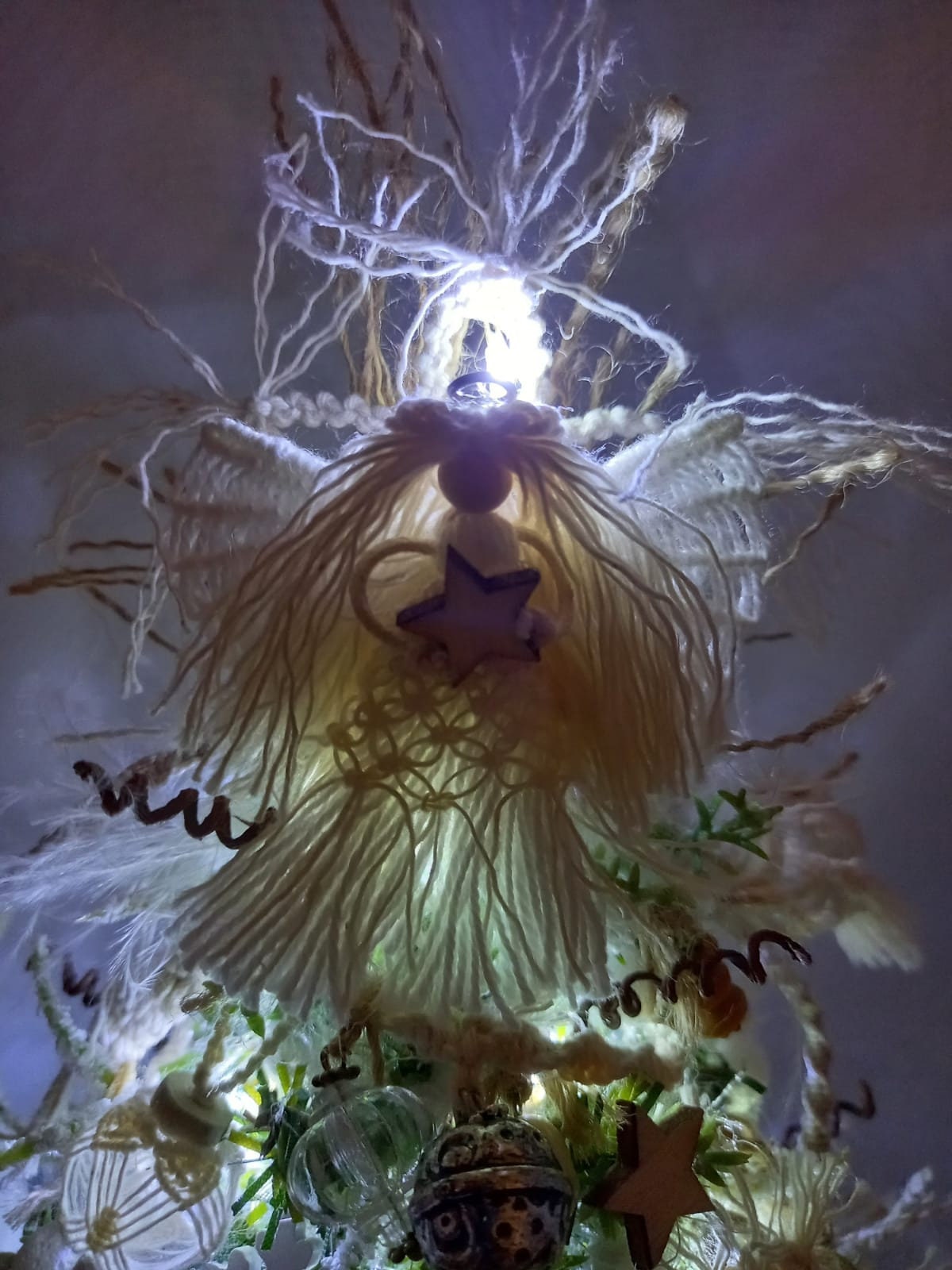 Dollhouse Miniature Christmas Boho Tree Light Up - Etsy