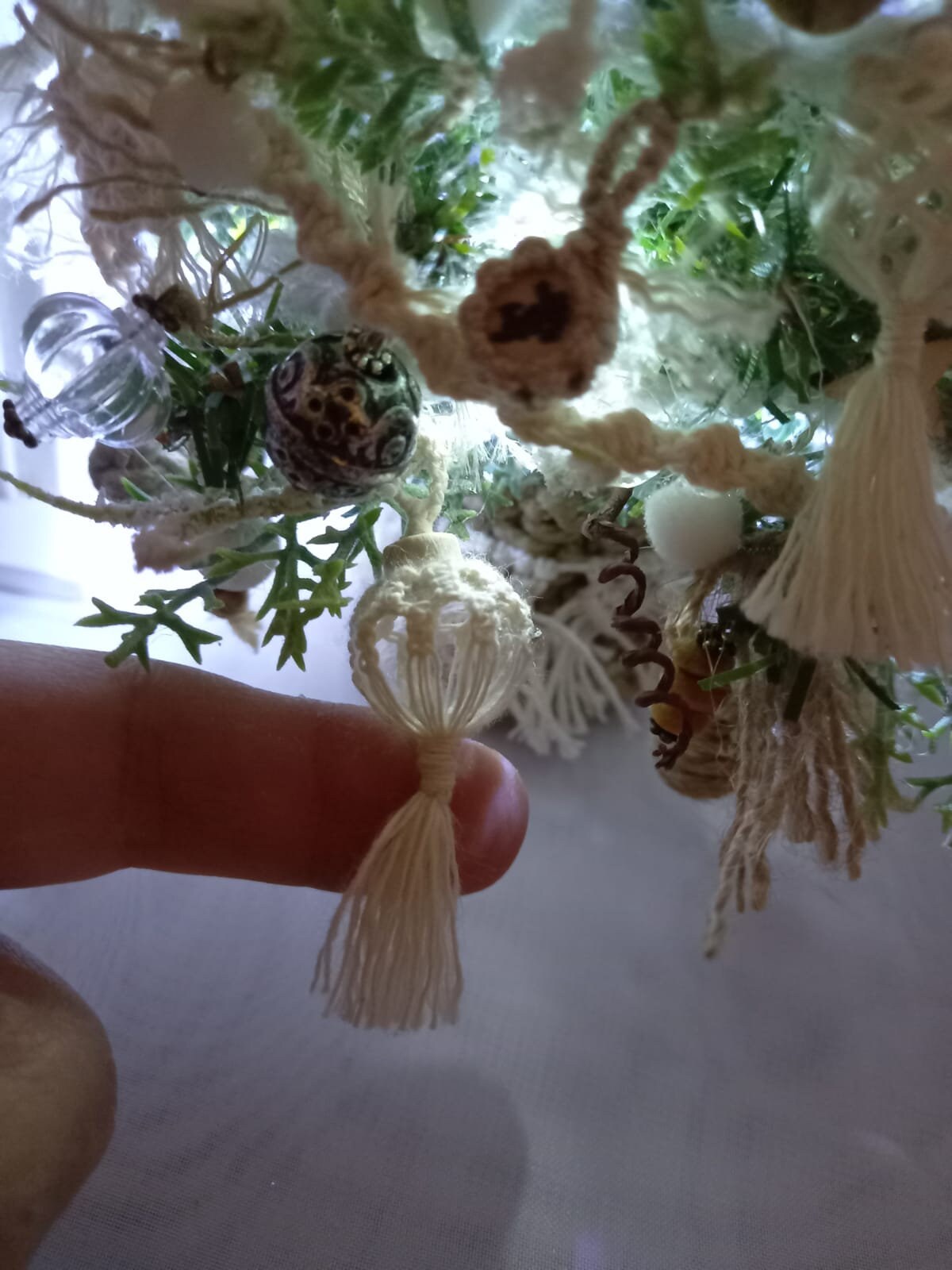 Dollhouse Miniature Christmas Boho Tree Light Up - Etsy