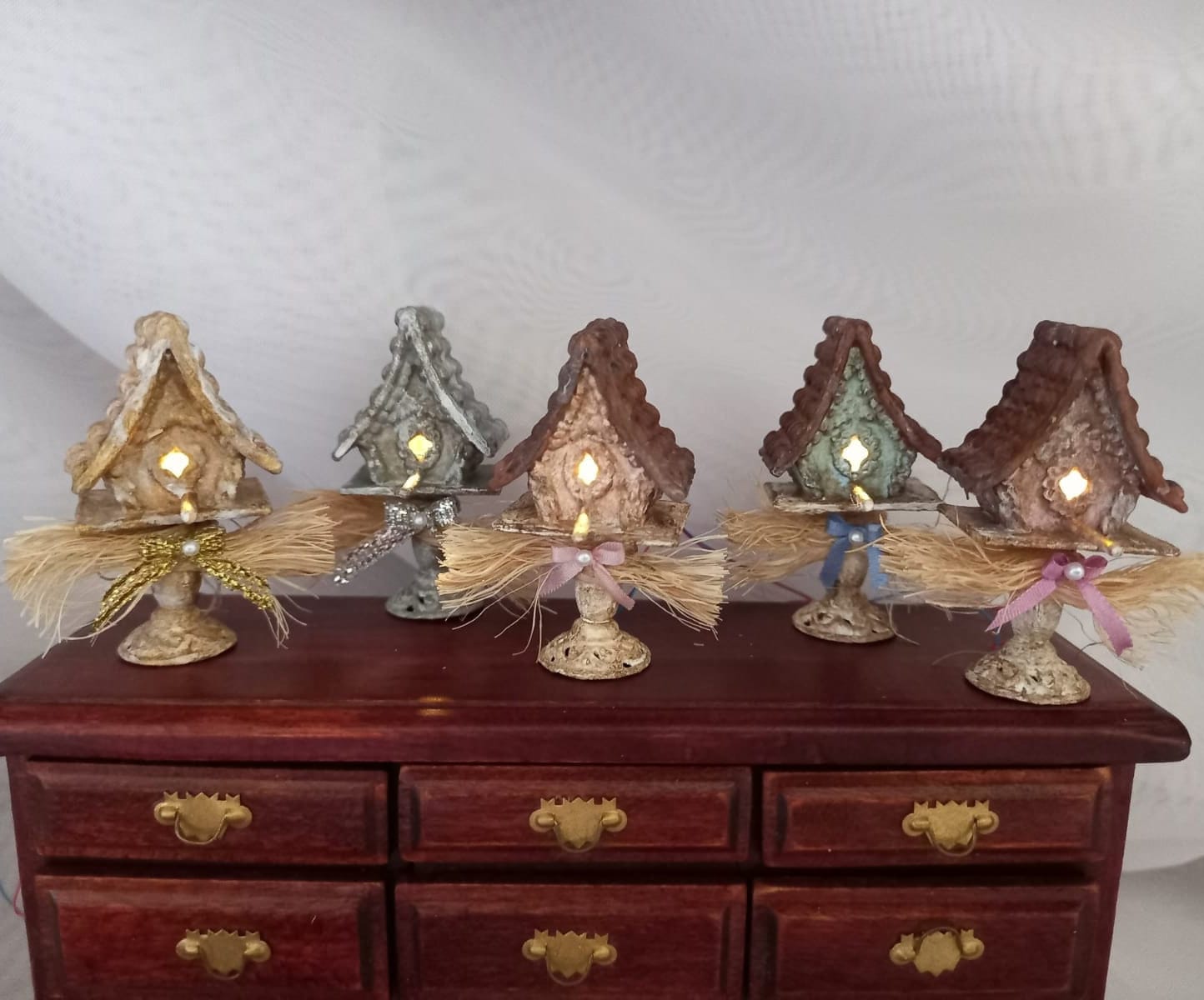 Dollhouse Miniature Bird House Light Up - Etsy