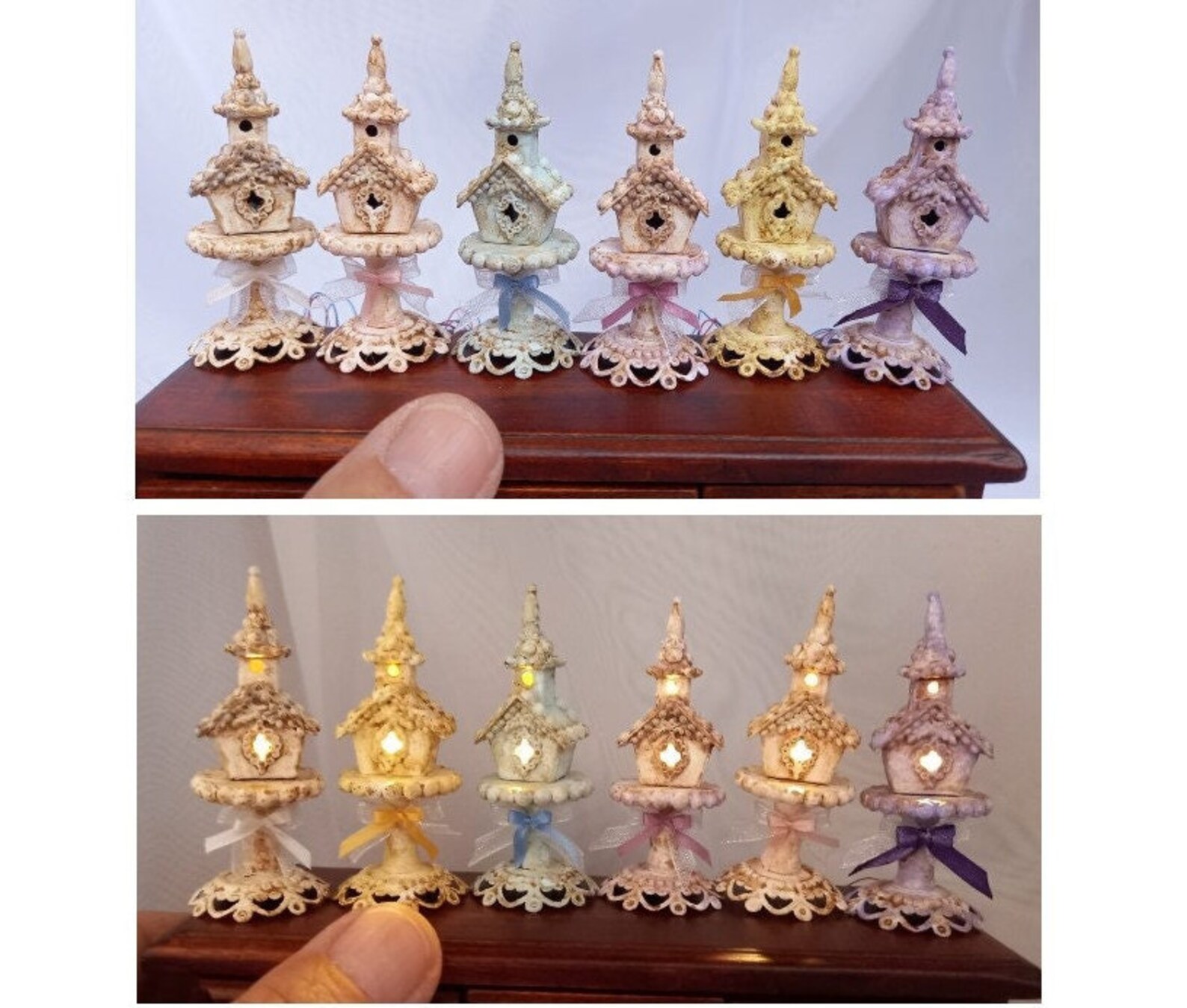 Dollhouse Miniature Bird House Light Up - Etsy