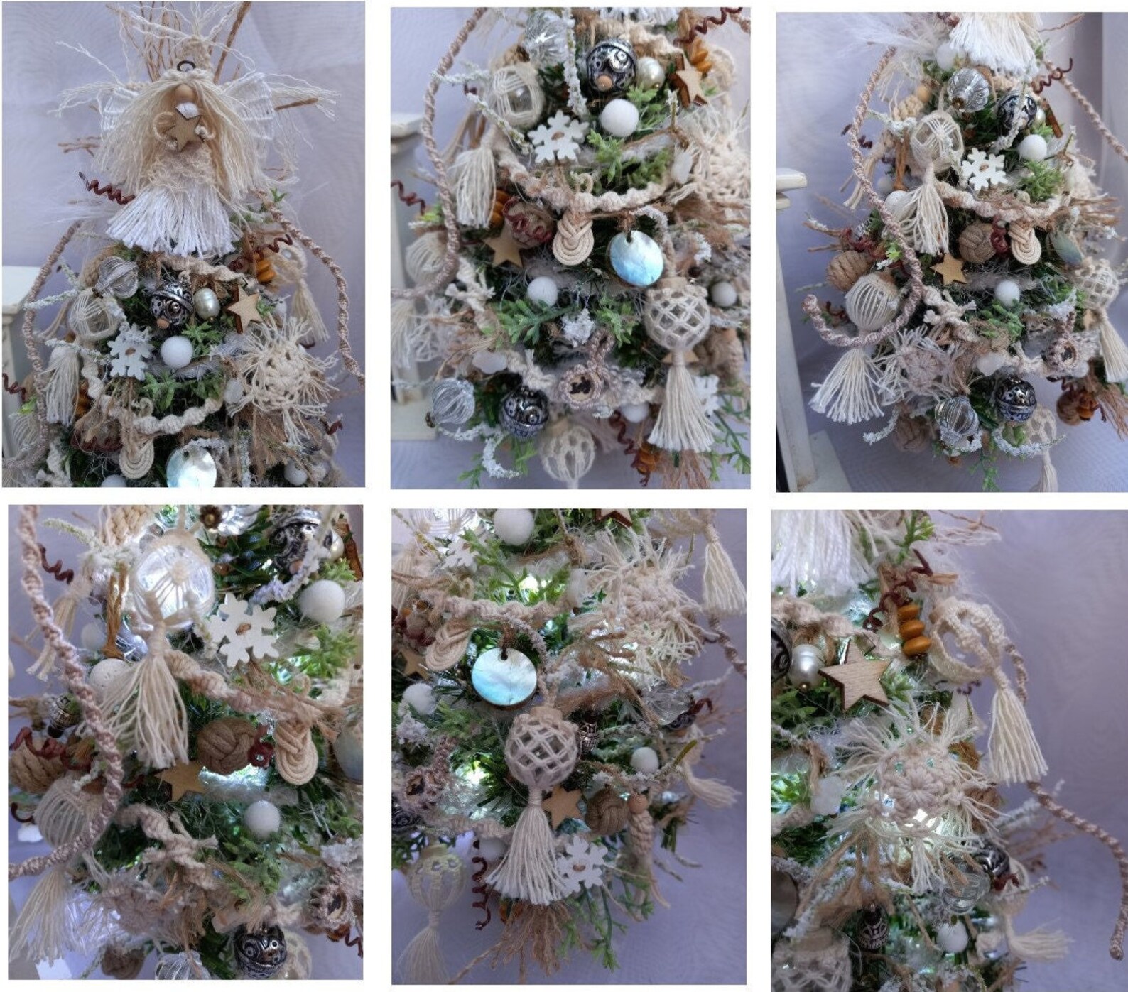 Dollhouse Miniature Christmas Boho Tree Light Up - Etsy