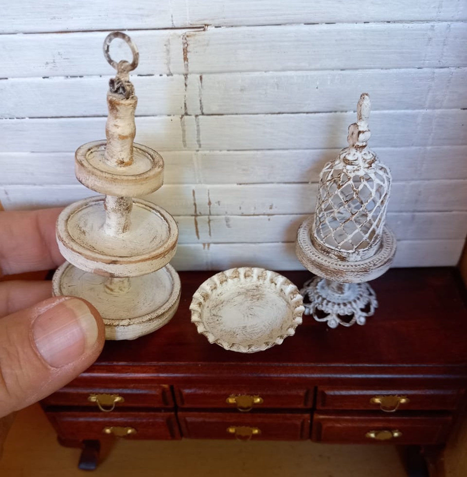 Set of 3 Dollhouse Miniature Decorations Objects - Etsy