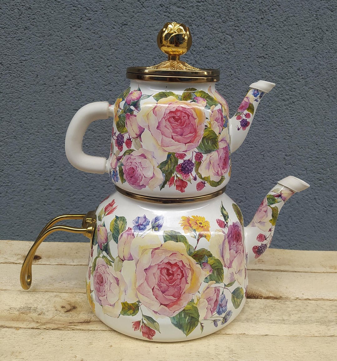 Teapot, Enamel Teapot, Otantic Teapot , Turkish Teapot , Leaf Tea Maker ...