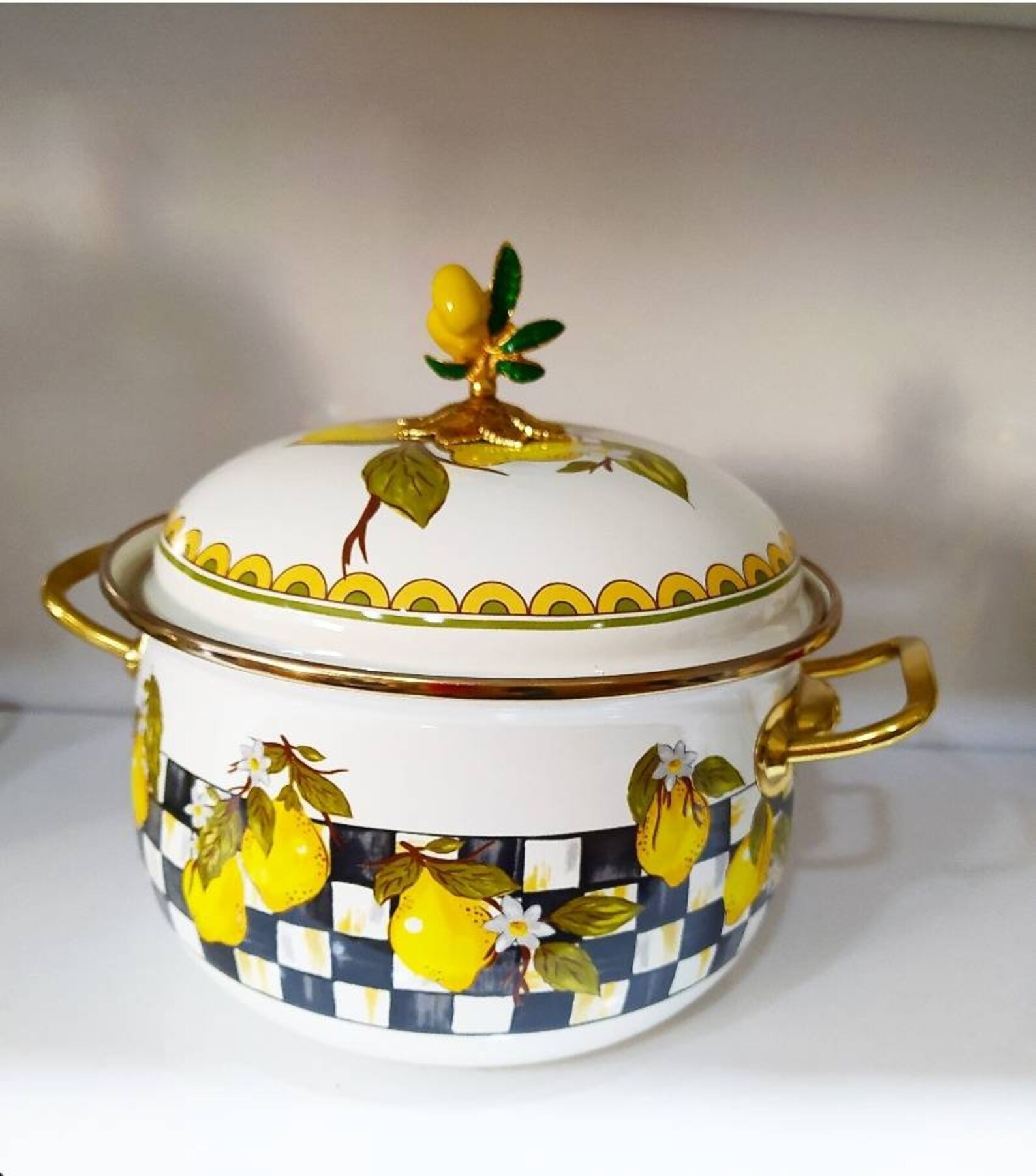 Stunning Design Enamel Pot Enamel Pot Casseroleyogurt Pot - Etsy