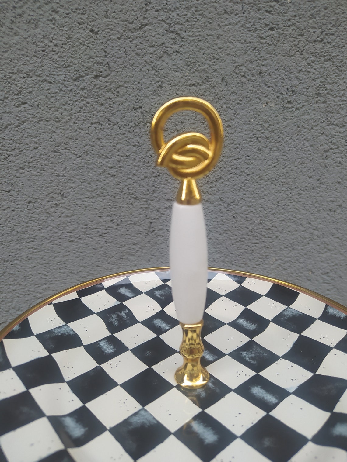 2 Layers Cake Stand, Enamel Cake Stand - Etsy