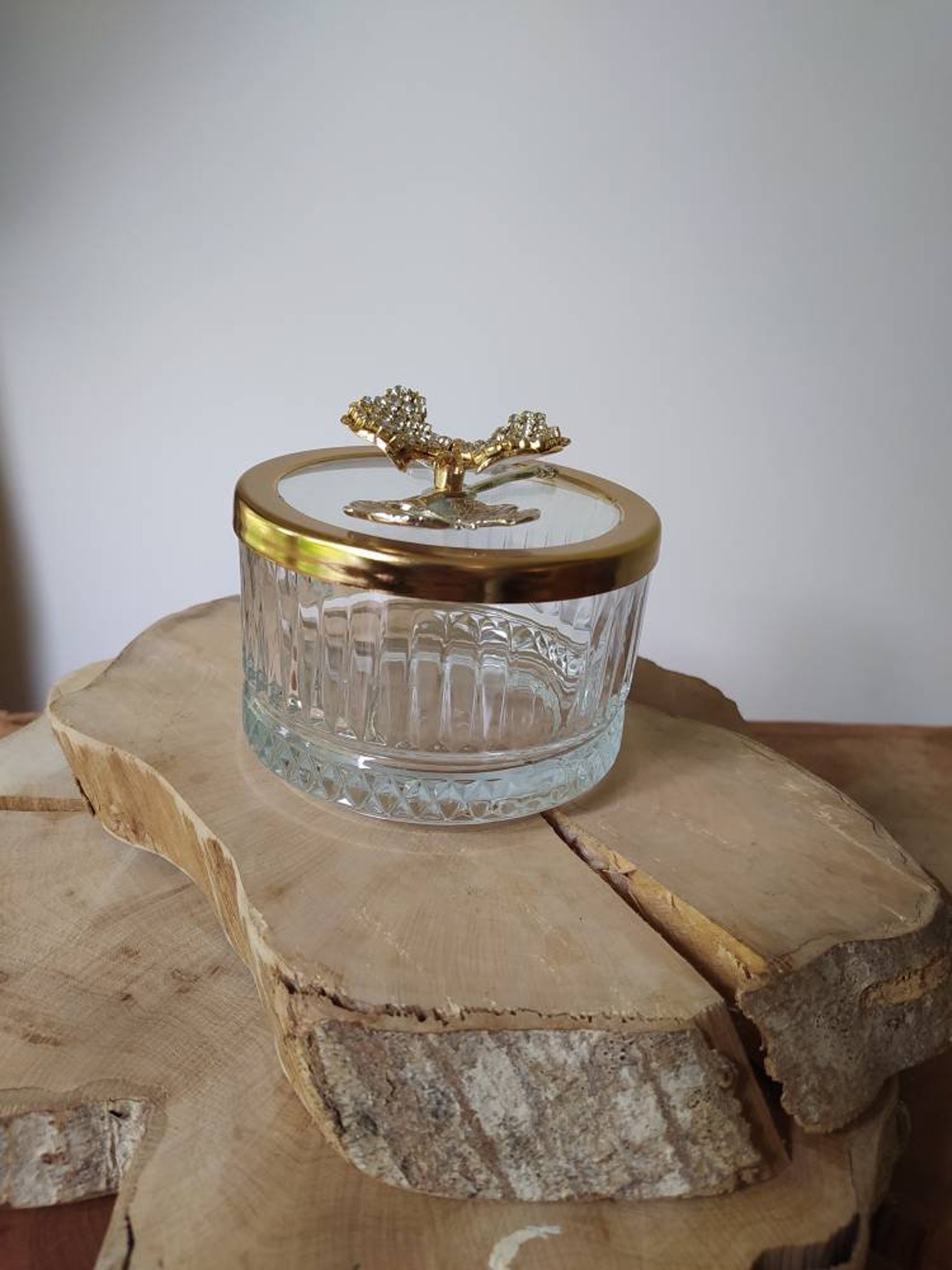 Glamorous Gold Mini-jar Set Gold Jar Set - Etsy