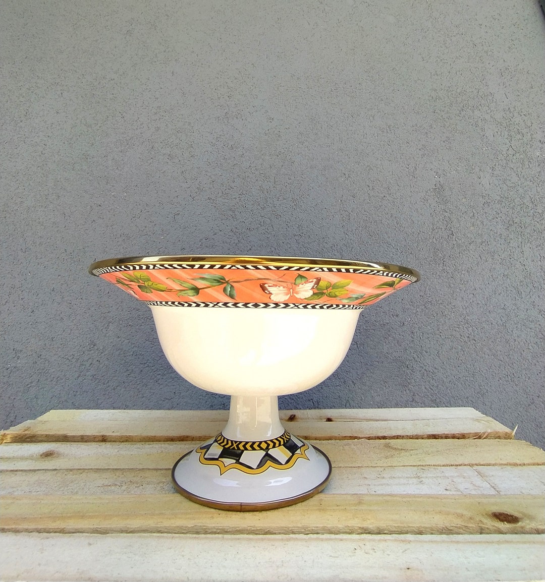 30 Cm Stunning Pedestal Bowl. Footed Bowl - Etsy