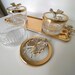 Glamorous Gold Mini-jar Set Gold Jar Set - Etsy