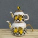 Enamel Teapot , Lemon Design Teapot , Turkish Teapot , Tea Kettle for ...