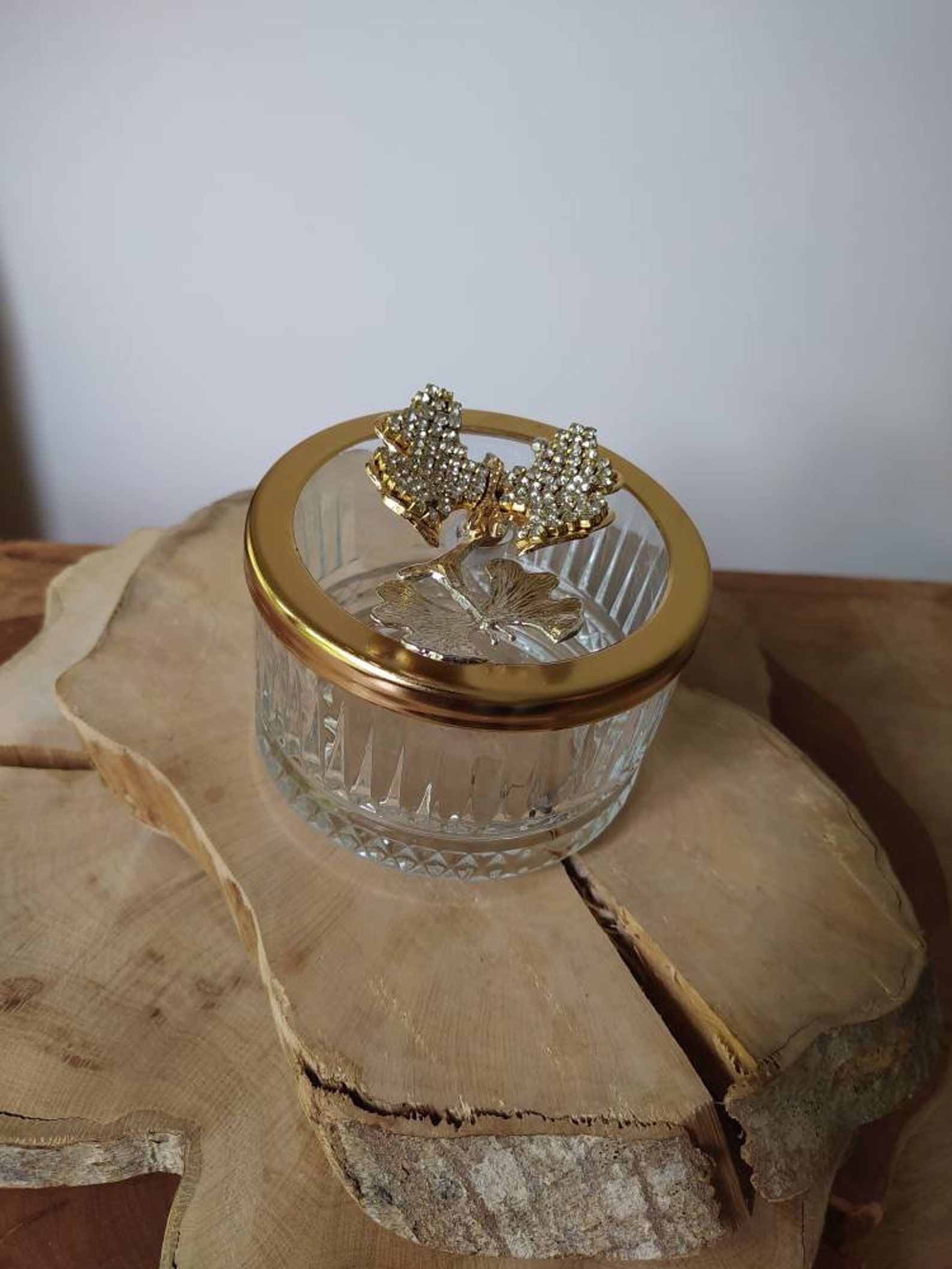 Glamorous Gold Mini-jar Set Gold Jar Set - Etsy