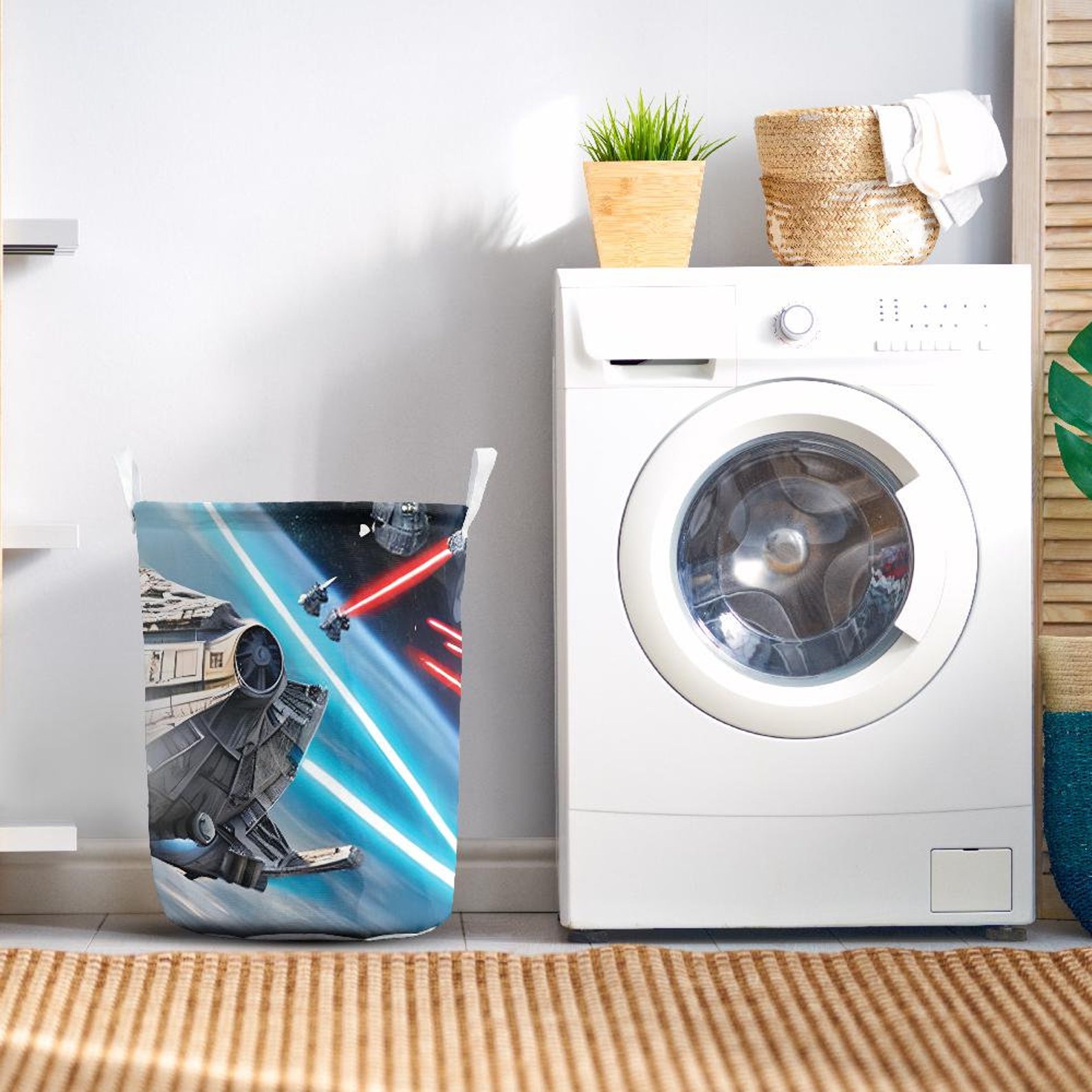 Star Wars Laundry Bag Foldable Storage Solution for Your Jedi Wardrobe ...