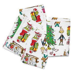 Grinch Stole Christmas Movie Cloth Napkin Set - Etsy