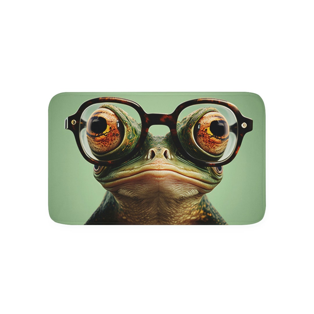 Frog Memory Foam Bath Mat - Etsy