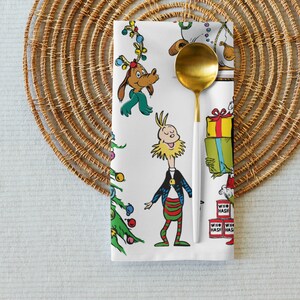 Grinch Stole Christmas Movie Cloth Napkin Set - Etsy
