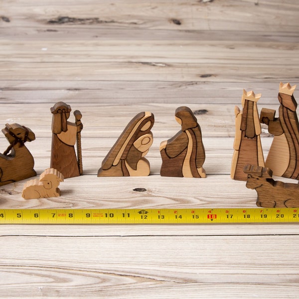 Pottery Nativity Set - Etsy