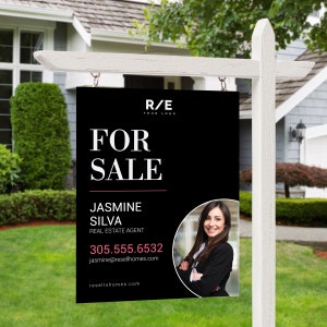 Real Estate Yard Sign | for Sale Sign With FREE Shipping| Physical 18 ...