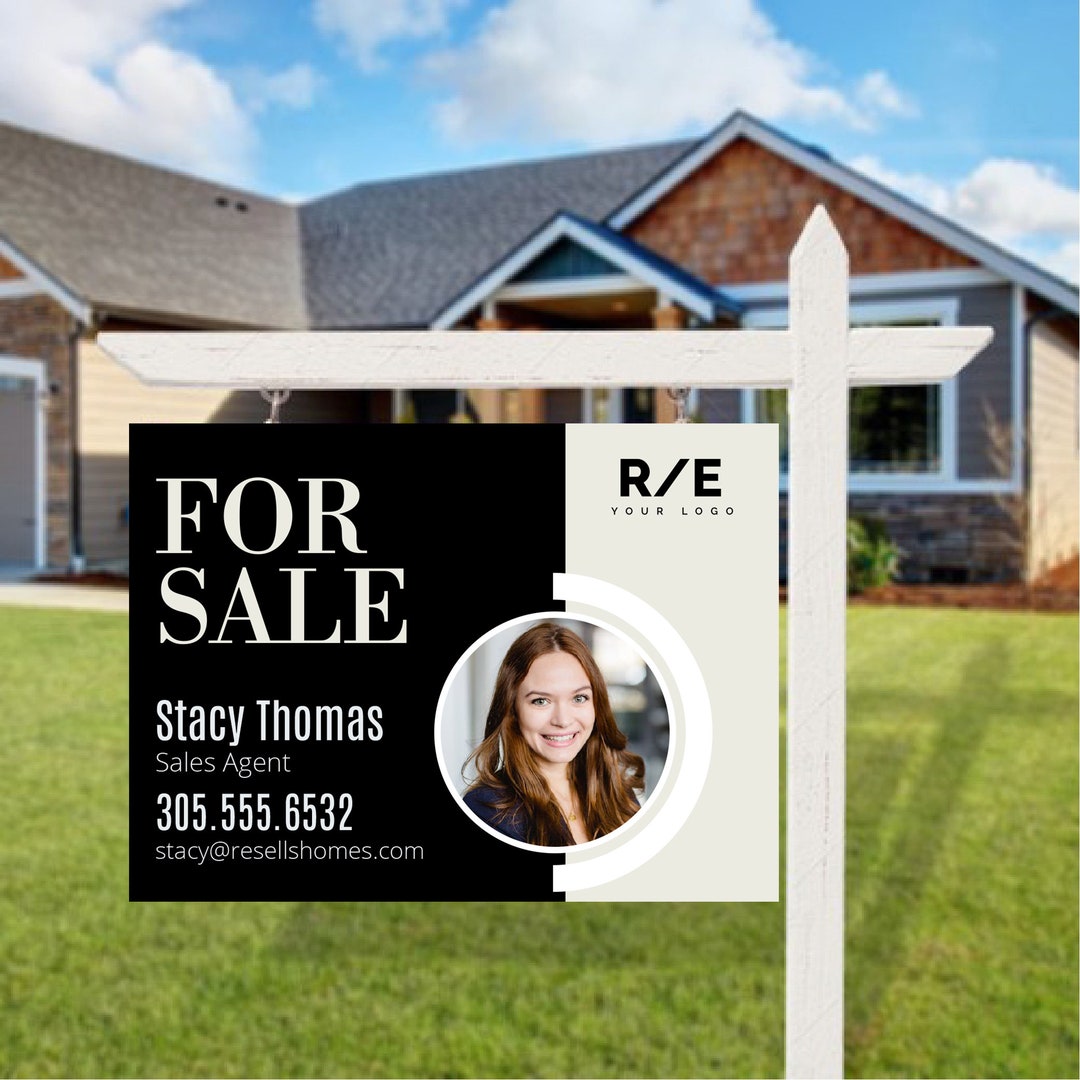 Real Estate Yard Sign | for Sale Sign With FREE Shipping| Physical 24 ...
