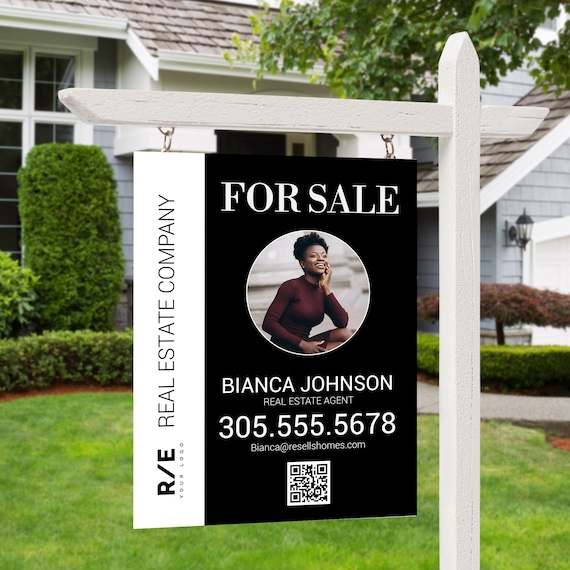 Realto Real Estate Yard Sign Design Modern Real Estate Signs, Signage,