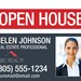 Real Estate Open House Yard Sign With FREE Shipping Physical 24x18 ...