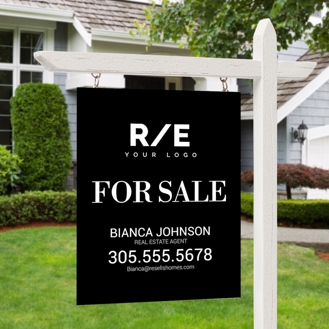 Real Estate Yard Sign #11 | for Sale Sign | Property Sign | Listing ...