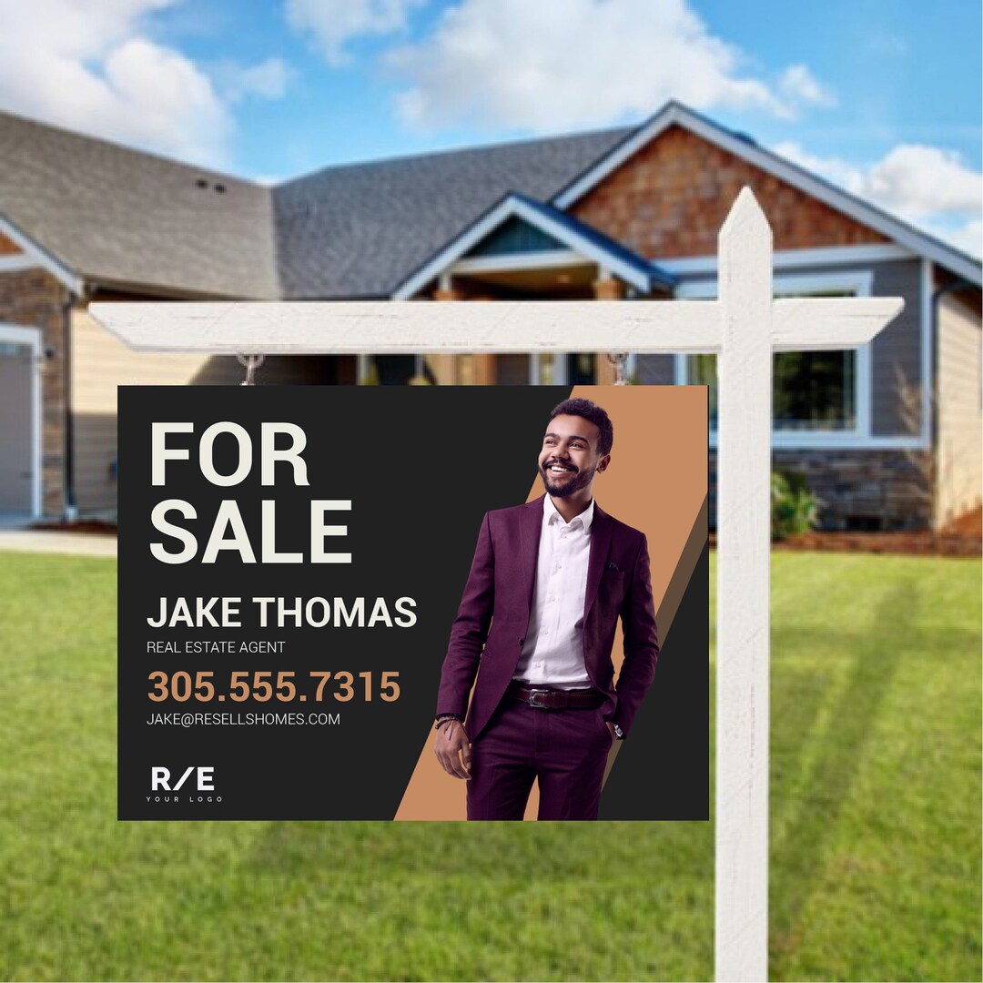 Real Estate Yard Sign | for Sale Sign With FREE Shipping| Physical 24 ...