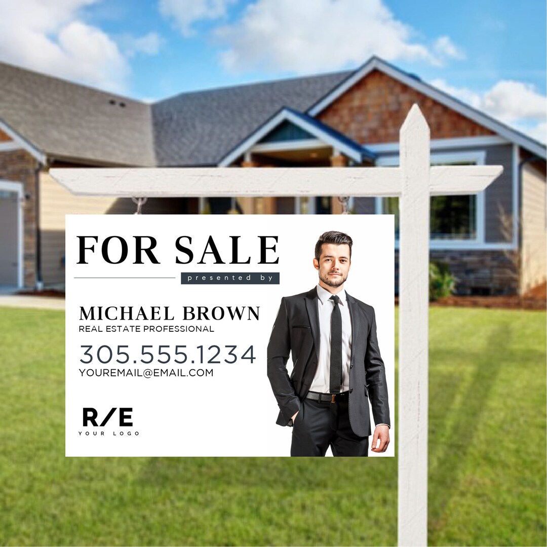 Real Estate Yard Sign | for Sale Sign With FREE Shipping| Physical 24 ...