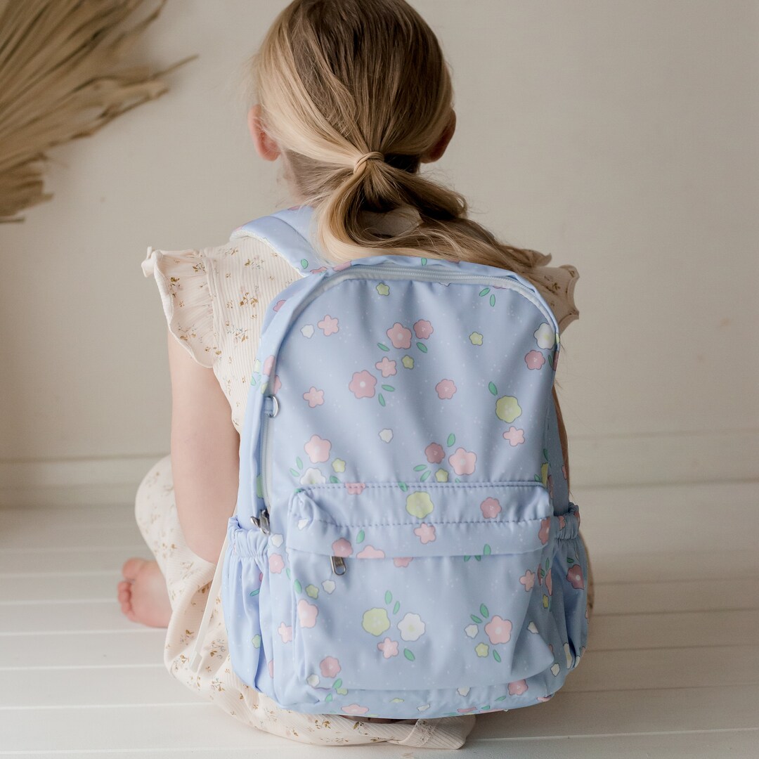 Kids Backpack, Kids Bag, Floral Backpack, Childrens Backpack, Childrens ...