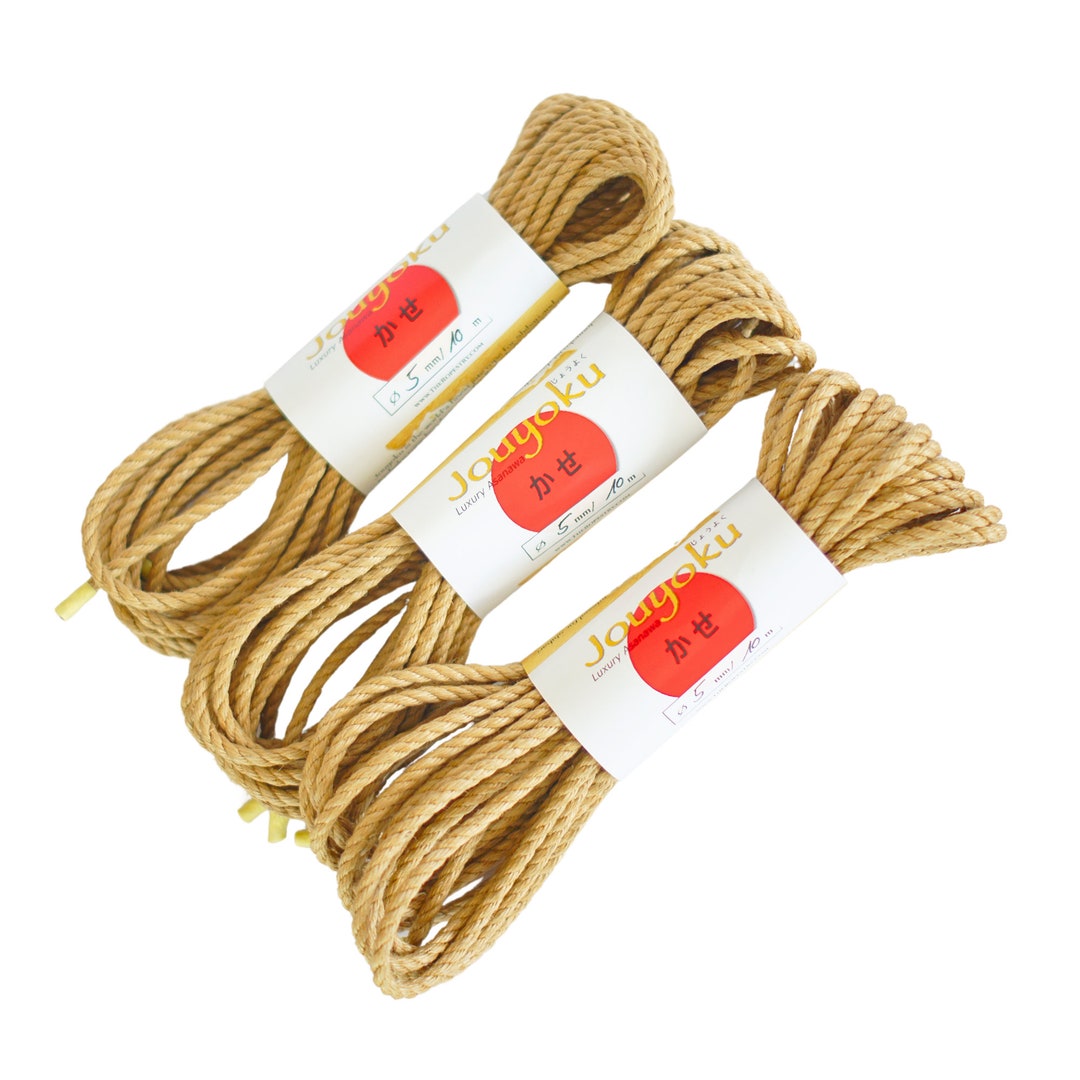 3x 10m/33ft ø5mm JOUYOKU 5/0 Jute Rope for Shibari, Kinbaku Bondage ...
