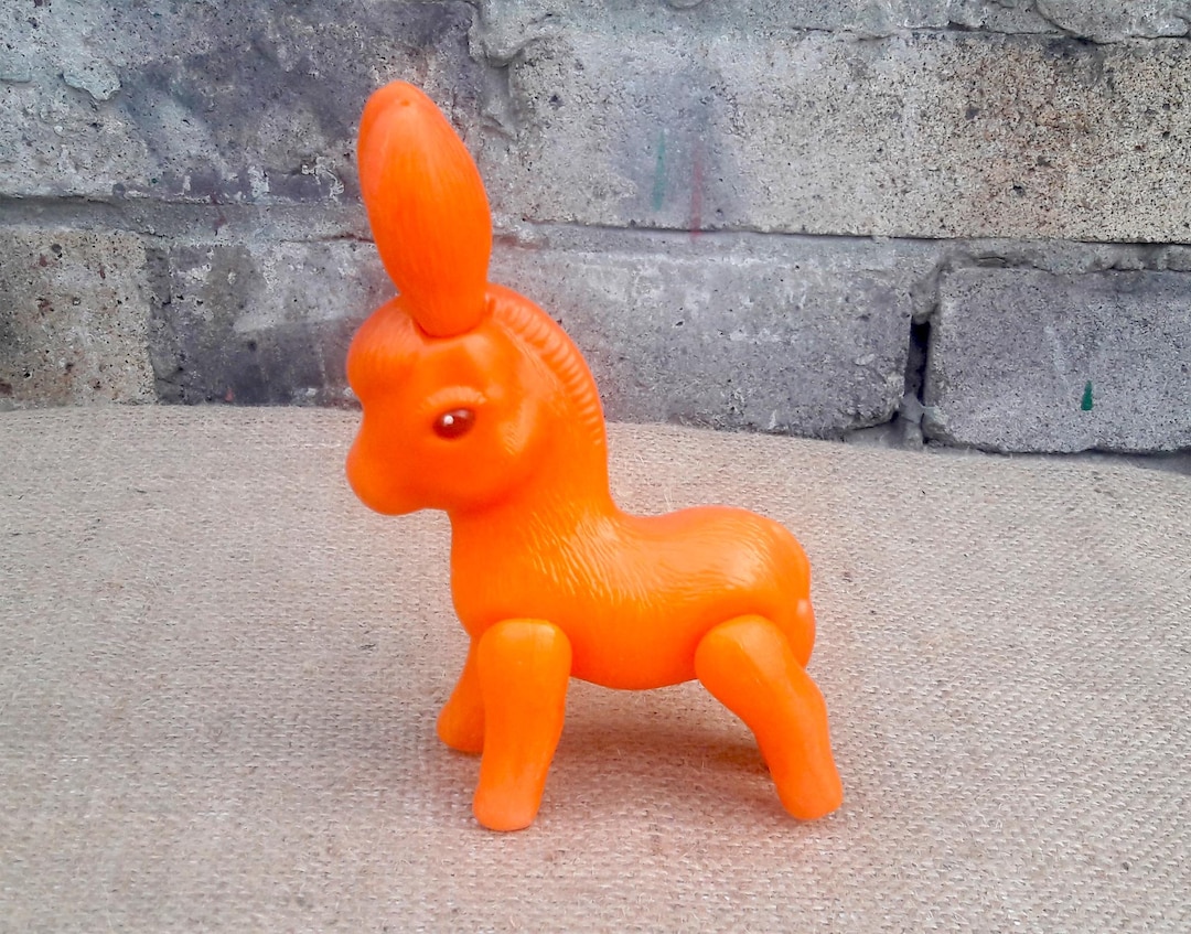 Vintage Burro Plastic Toy, is Animal Donkey, Vintage Toys Are Gift ...