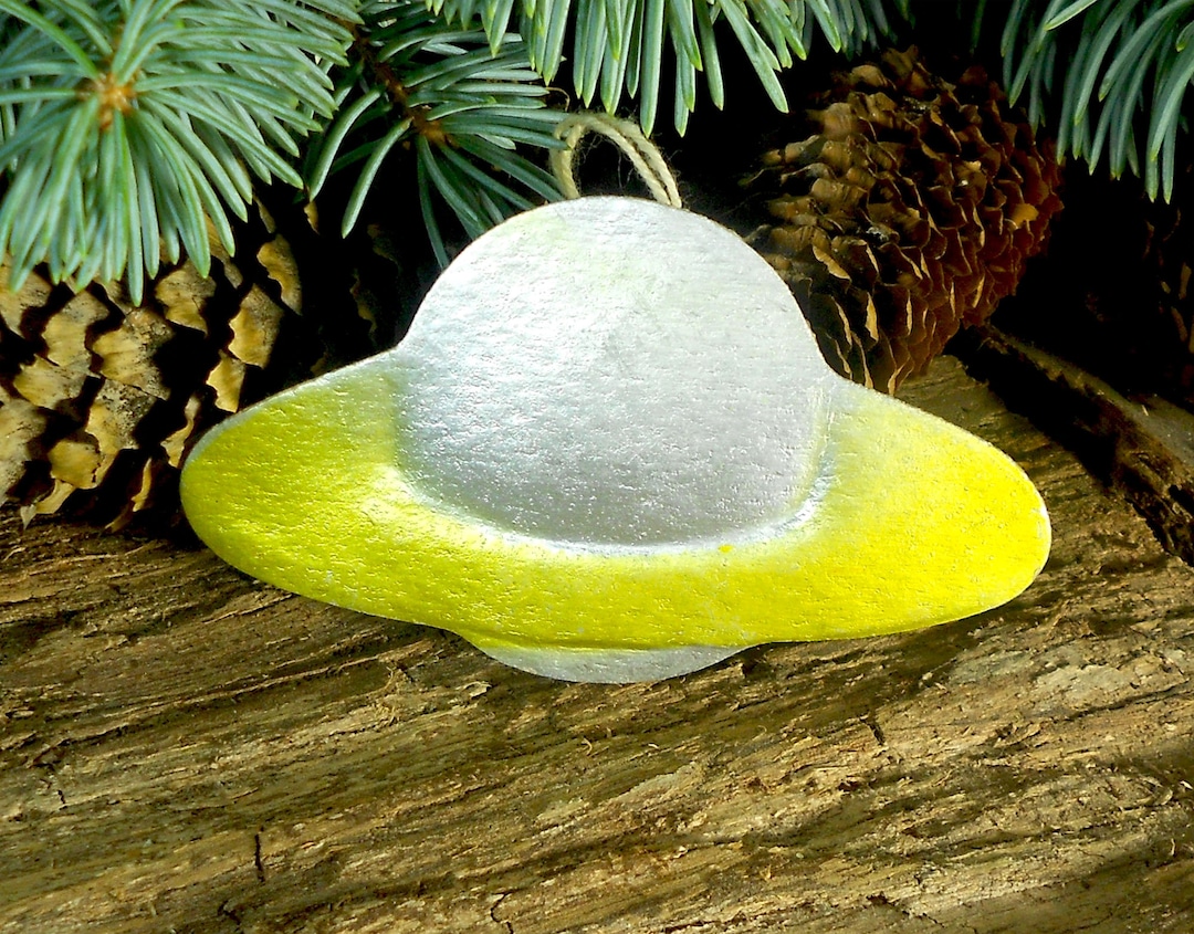 Planet Saturn Dresden Cardboard. Antique Christmas Decorations, Silver ...