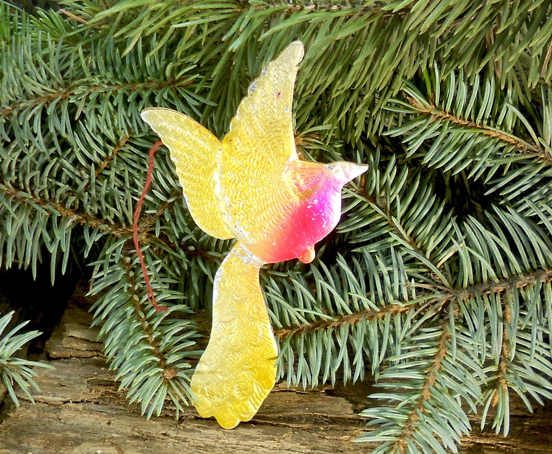 Antique Firebird. Christmas Decorations, Firebird, Dresden Cardboard ...