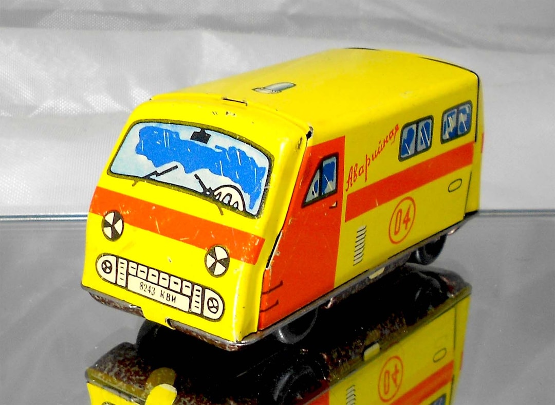 Emergency 04 Car Vintage Metal Toy, Soviet Toy,vintage Kids Toy ...