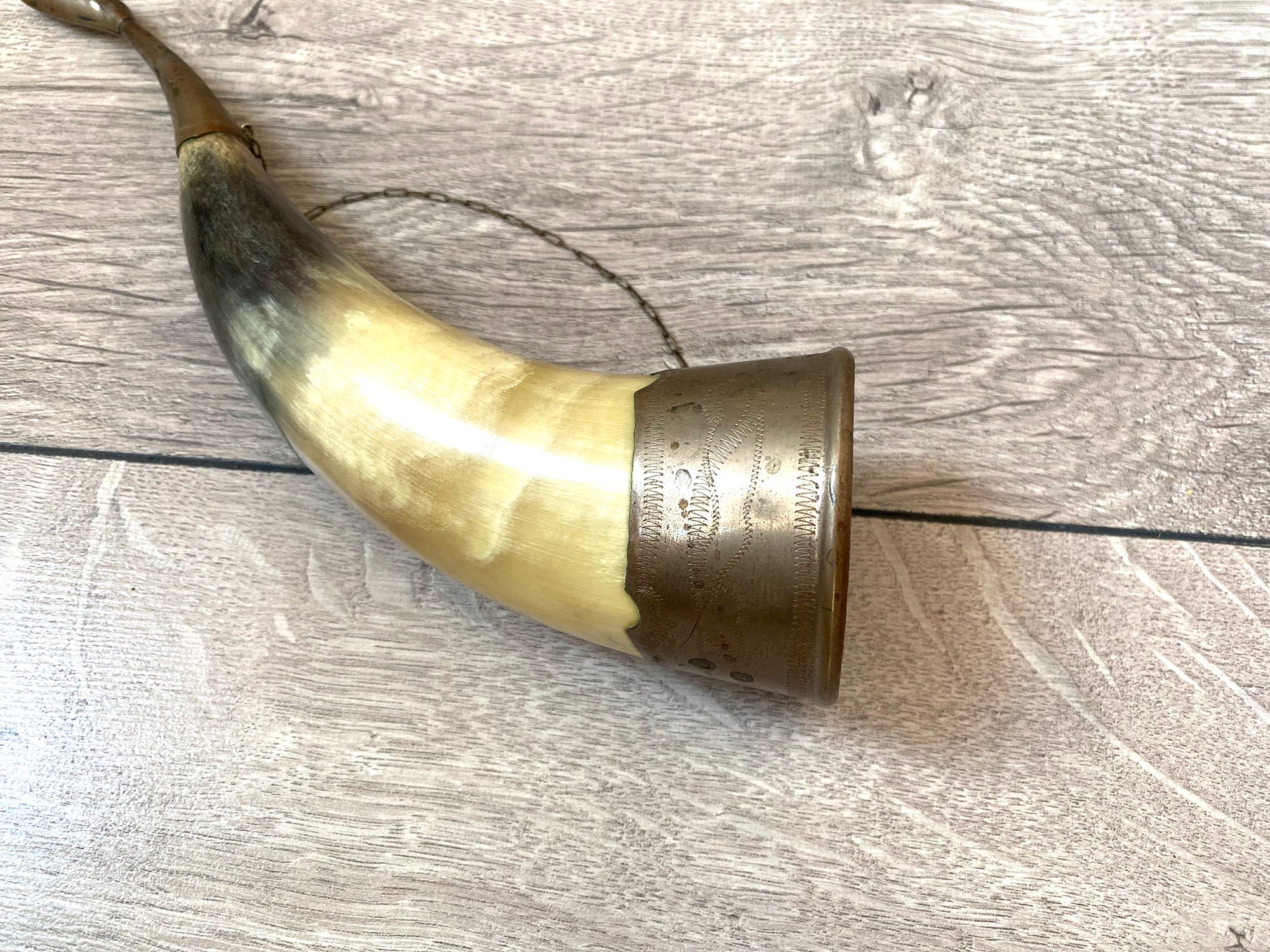 Georgian Horn. Vintage Caucathian Horn for Wine Drinking. Traditional ...