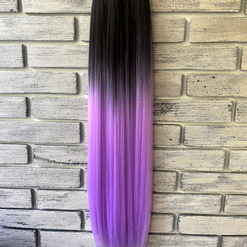 Purple Hair Extensions - Etsy