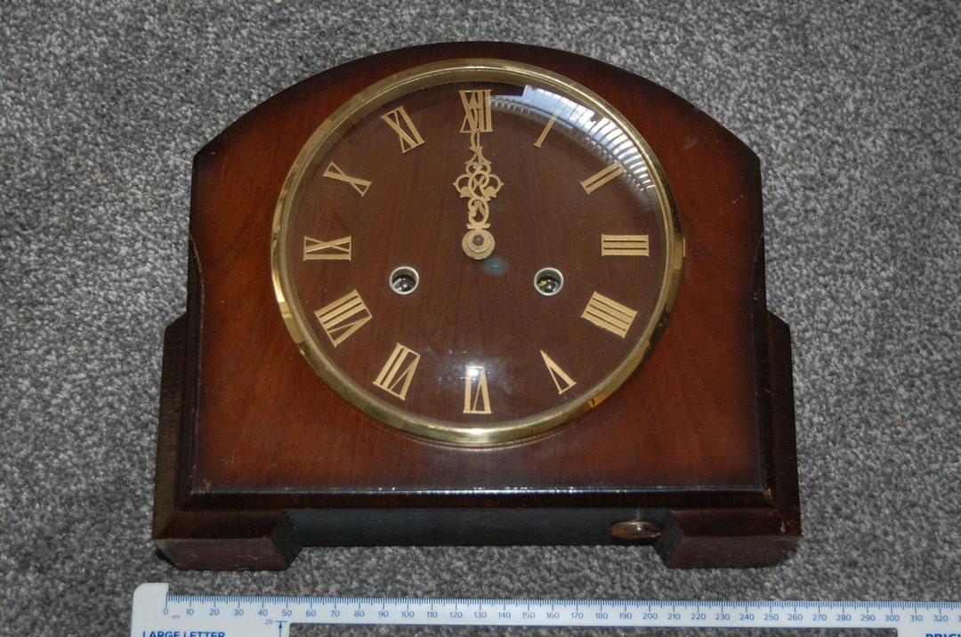 Vintage 'SMITHS' Mantle Piece Clock 8 Day Chimer - Etsy