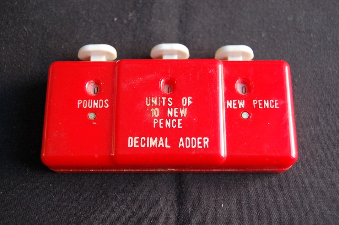 Vintage Decimal Currency Counter Circa 1970s - Etsy