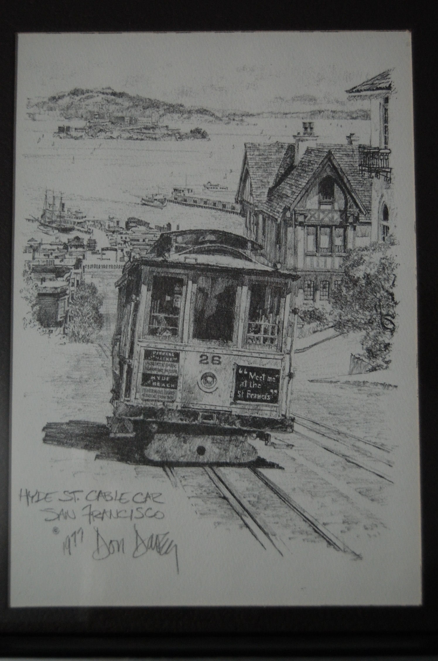 Vintage Don Davey 1977 Pencil Drawings / Prints - Etsy